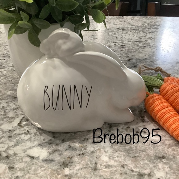 Rae Dunn | Holiday | New Rae Dunn Bunny Ceramic Rabbit With Baby Bunny ...